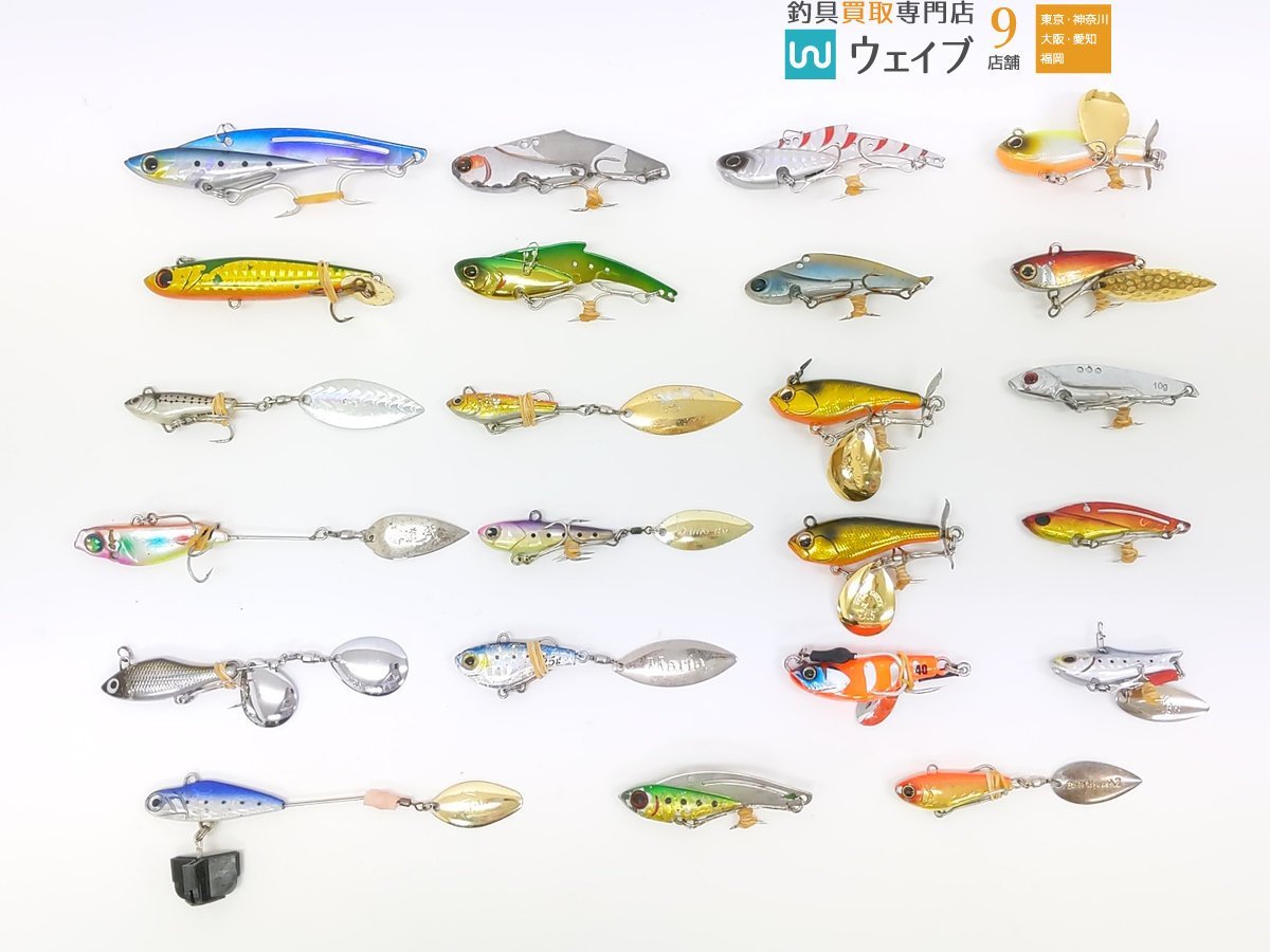 【傷や汚れあり】エバーグリーン ディープマジック、ジャクソン 鉄PANストロング TPS-42、ガイア ベイスピン 他 メタルバイブ 等 計 ...