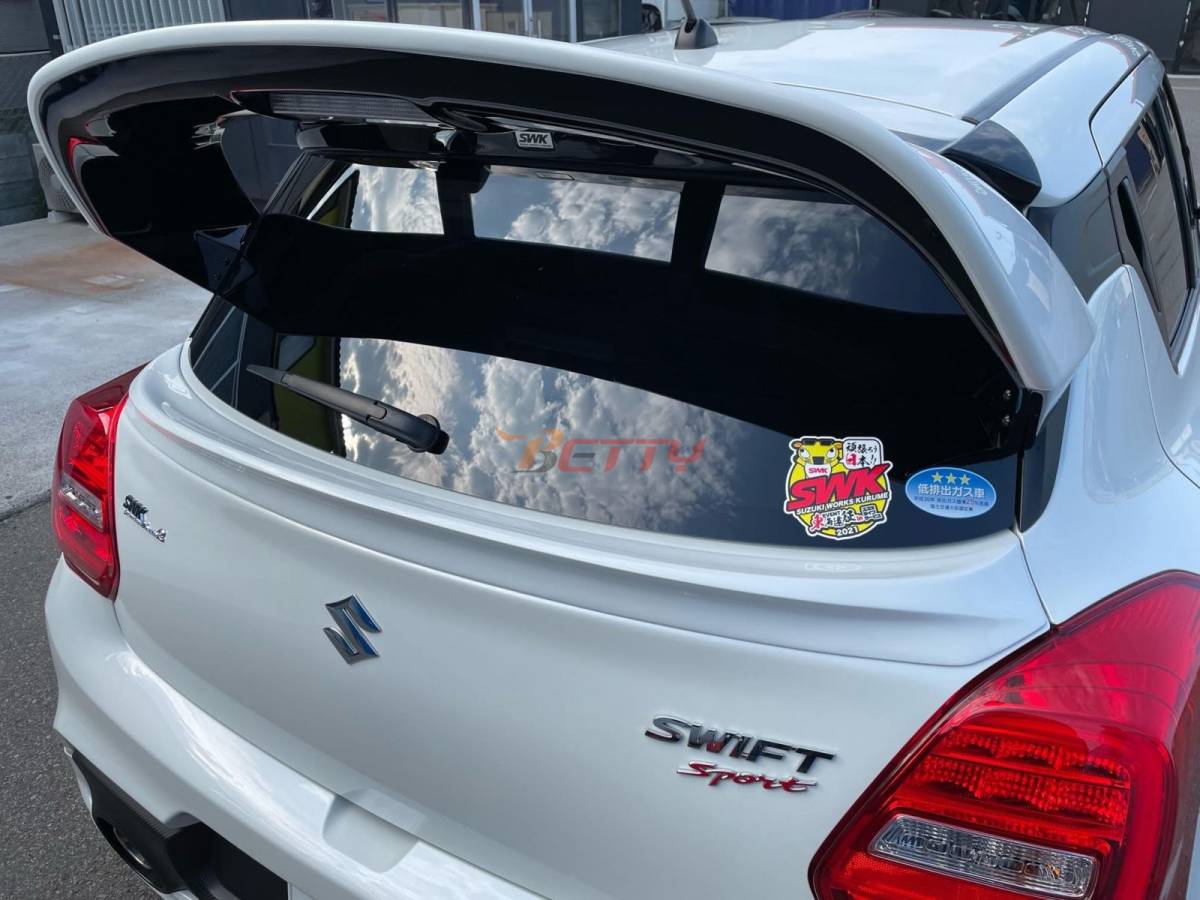 【未使用】【#ZVR塗装品】スイフトスポーツ ZC33S ZC13S ZC53S ZD53S ZD83S ZC83S 43S 真ん中スポイラー トランクスポイラー ピュアホワイトパールの落札 ...