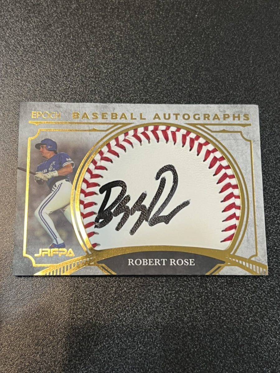【未使用に近い】11枚限定 ロバート・ローズ 2022 EPOCH JRFPA Robert Rose ボール直筆サイン Baseball ...