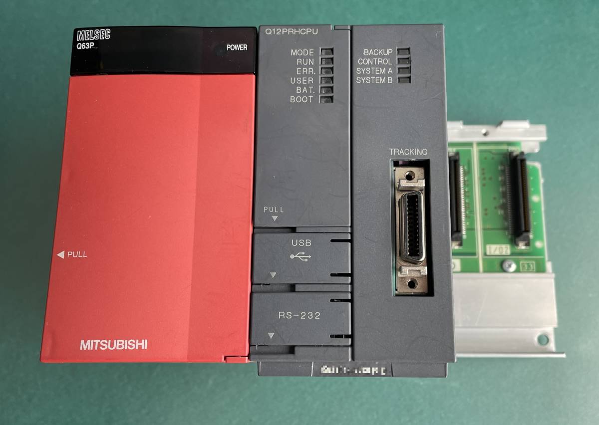 【傷や汚れあり】全国送料無料！ 三菱電機 MELSEC Qシリーズ二重化用 CPU Q12PRHCPU 電源基本ベース付属 中古美品の落札情報 ...