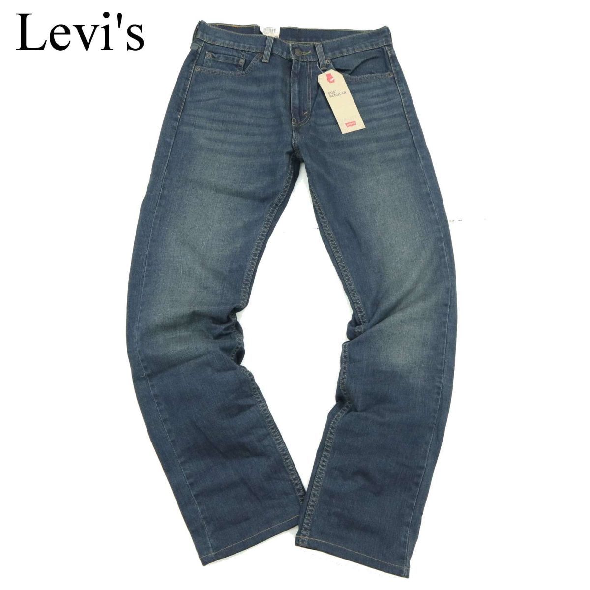 【未使用】【新品 未使用】 Levi's 505 リーバイス 00505-1687 USED加工 ストレッチ ストレート デニム パンツ ...