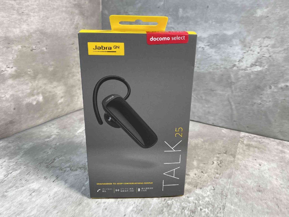 【未使用】【新品未開封品】Jabra Talk 25 Bluetooth対応 片耳イヤホン マルチポイント 音楽 GPSガイド 国内正規品 ...