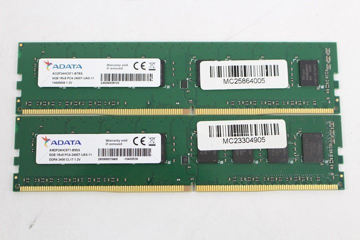 【やや傷や汚れあり】【ノートPC用メモリ】 ADATA DDR4 PC4-19200 32GB (16GB×2枚セット) 2400の落札情報詳細 - ヤフオク落札価格検索 オークフリー