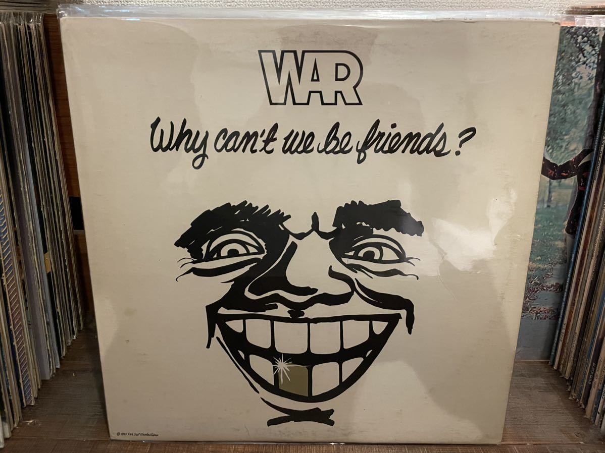 【目立った傷や汚れなし】WAR WHY CAN'T WE BE FRIENDS? LP US ORIGINAL PRESS!! 希少ポスター ...