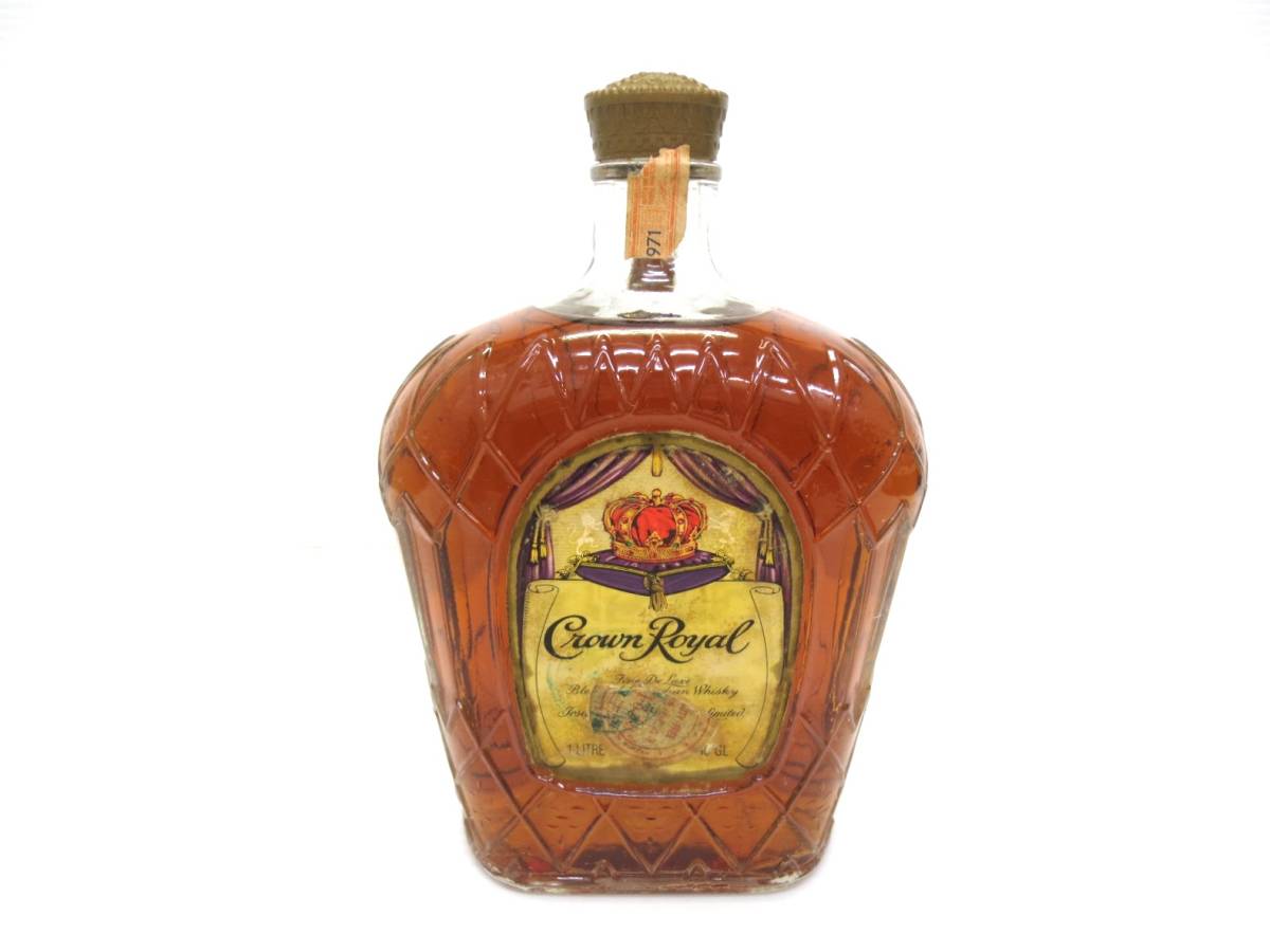 【未使用】【5-80】Craun Royal クラウンロイヤル Seagrams 40% 1LITRE 未開栓の落札情報詳細 - Yahoo ...