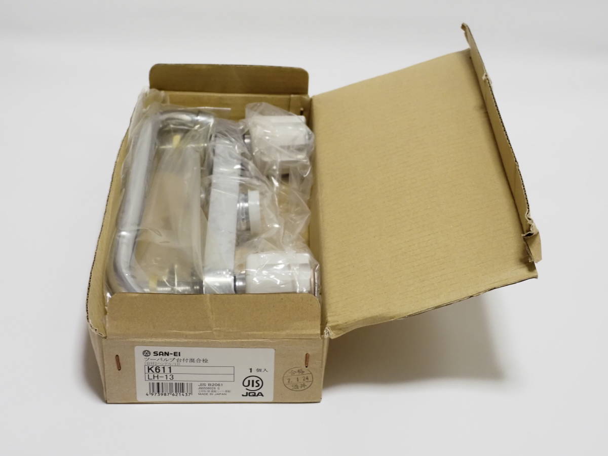 【未使用】【未使用】SAN-EI ツーバルブ台付混合栓「K611-LH-13」パイプ取付径19mmの落札情報詳細 - ヤフオク落札価格検索 オークフリー