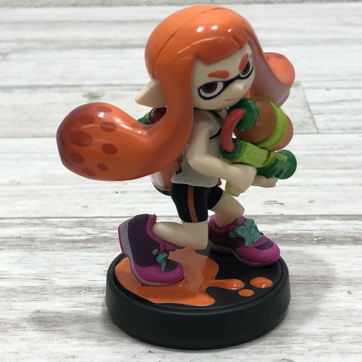 【未使用】M4423 新品 未開封 即決 amiibo インクリング イエロー (アミーボ スプラトゥーン3 黄色 イカガール ...