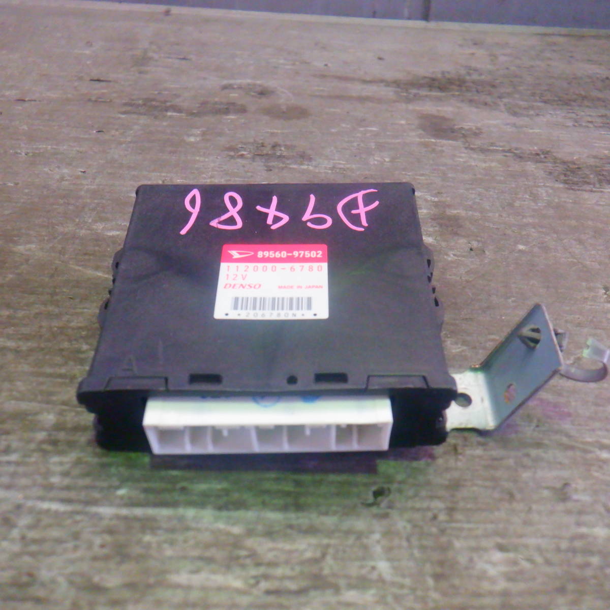 【やや傷や汚れあり】送料無料 売り切り S210P ハイゼットトラック 89560-97502 112000-6780 エンジンコンピューター ...