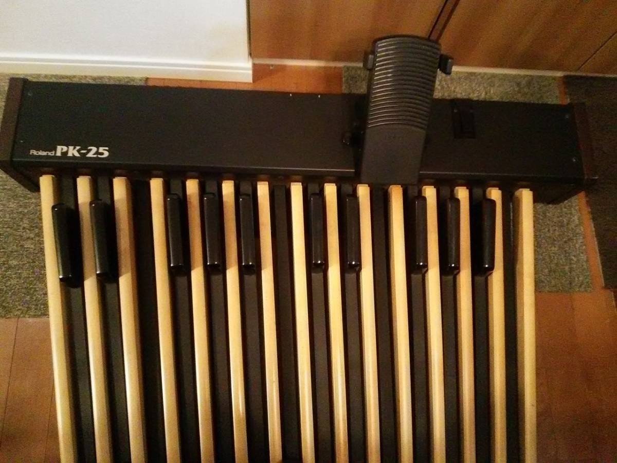 【やや傷や汚れあり】引き取り限定★Roland PK-25 MIDI ペダル鍵盤 足鍵盤 VK-77 VK-88 ATELIER Combo ...