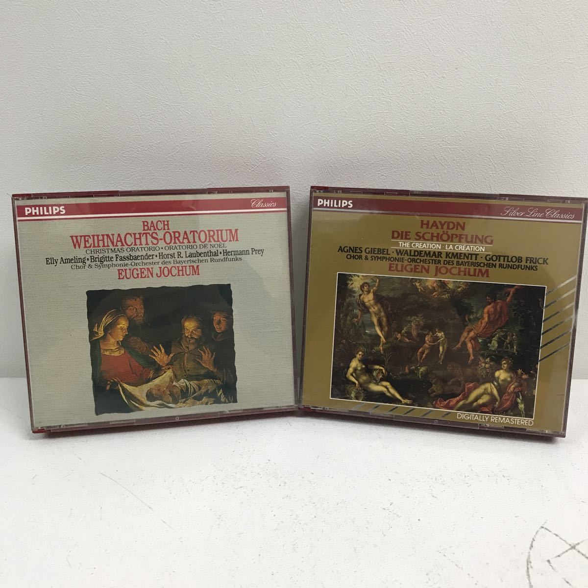 【目立った傷や汚れなし】I0529C2 オイゲン・ヨッフム バッハ クリスマス・オラトリオ / ハイドン 天地創造 CD BOX 2巻セット PHILIPS クラシック CLASSIC 輸入盤 ...