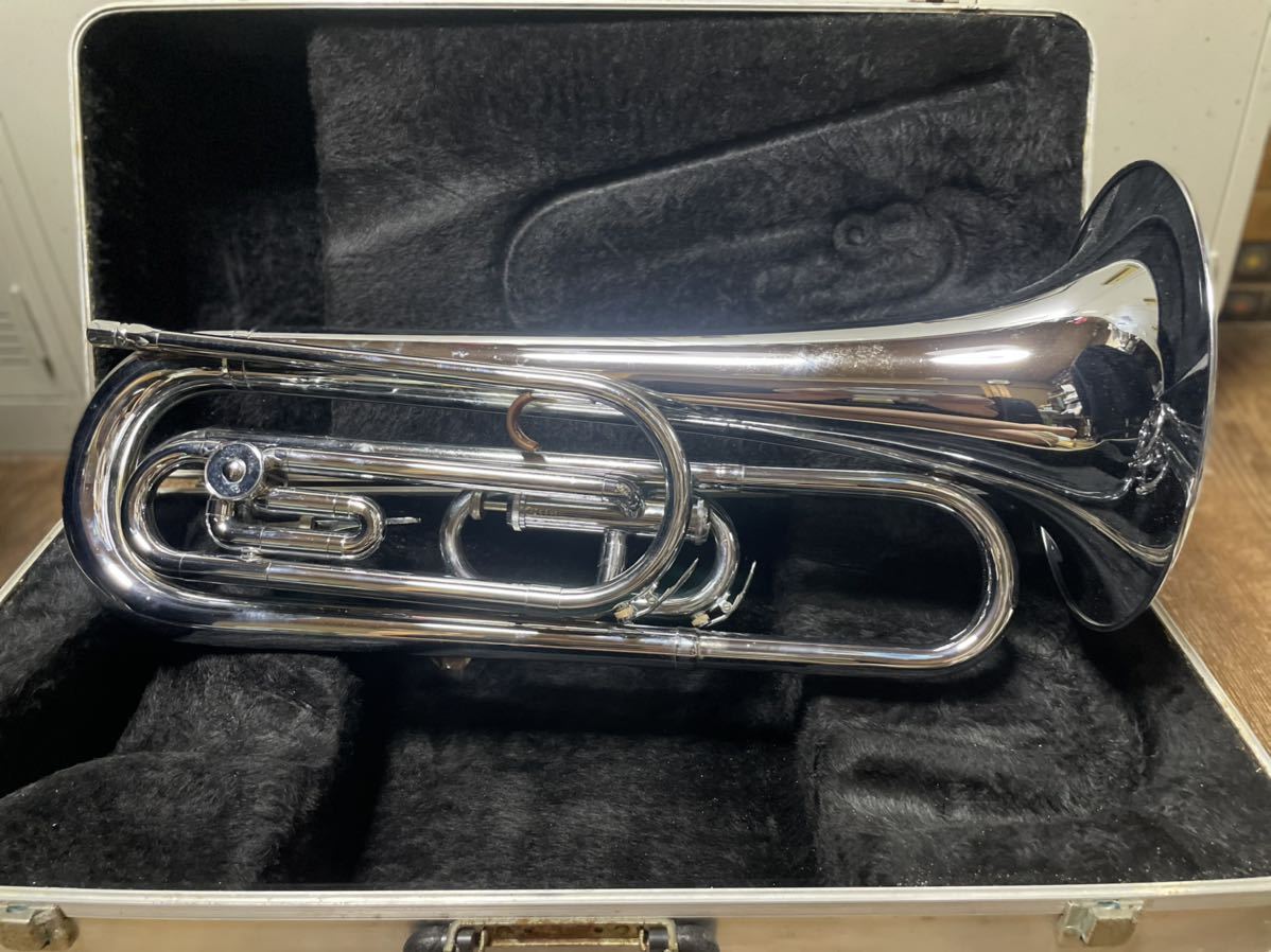 【未使用に近い】【レア】ビューグル Bugle Getzen マーチングバリトンin Gの落札情報詳細 - ヤフオク落札価格検索 オークフリー