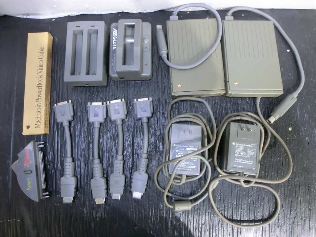 【傷や汚れあり】t【e0 85】【80サイズ】powerbook140~180系 周辺機器セット Pcアクセサリー ジャンク扱い ※傷・汚れ