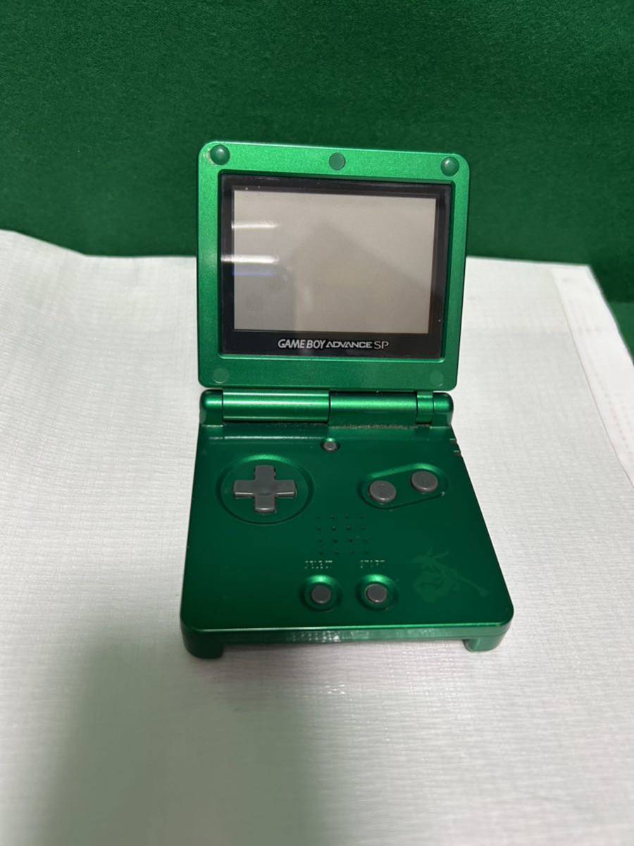 【やや傷や汚れあり】動作良好 任天堂 GBA GAME BOY ADVANCE SP ゲームボーイ アドバンス AGS-001 レックウザ エディション 緑 グリーン ポケモンの落札情報詳細 ...