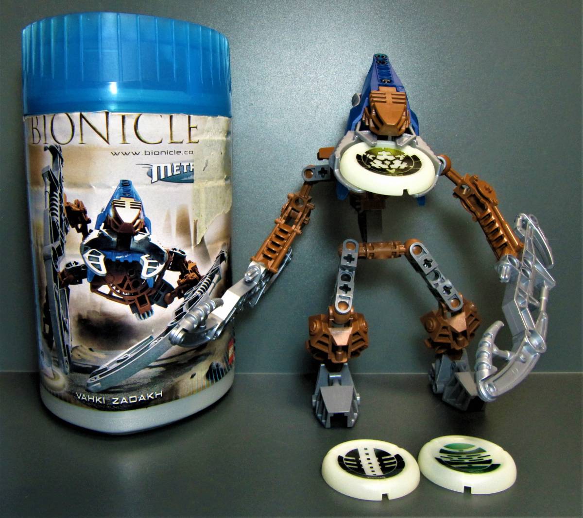 【やや傷や汚れあり】レゴ バイオニクル ザーダック ・ LEGO BIONICLE ZADAKH 8617 ディスク3枚（組み立て説明書なし ...
