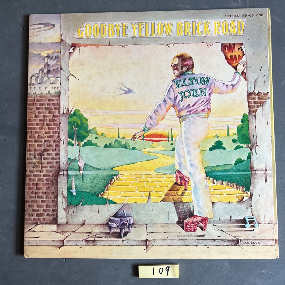【やや傷や汚れあり】帯付/2枚組「エルトン・ジョン / グッバイ・イエロー・ブリック・ロード / IFP-93105B LP レコードの落札 ...