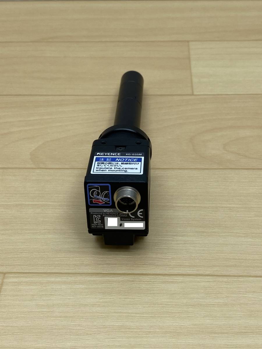【やや傷や汚れあり】XG-035M レンズ付き KEYENCE 画像処理システム XG-8000 シリーズ XGシリーズ用デジタル倍速白黒 ...