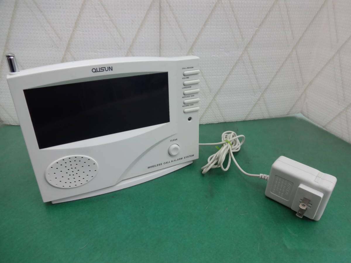 【傷や汚れあり】★5648 通電のみ確認 QUSUN Q031G ワイヤレスチャイム 動作未確認ジャンク扱いの落札情報詳細 - ヤフオク落札 ...