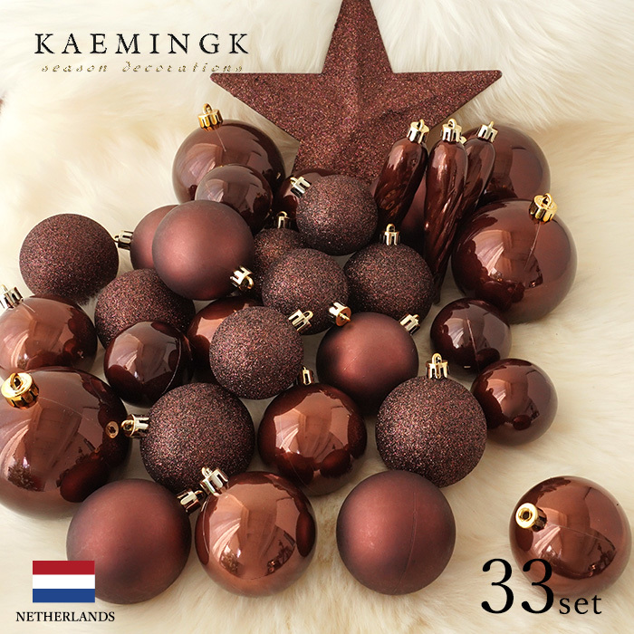 【未使用】クリスマスツリー 飾り オーナメント ボール セット KAEMINGK デコレーション トップスター付き MIX レッドウッド 33個入[023353]の落札情報詳細 - ヤフオク ...