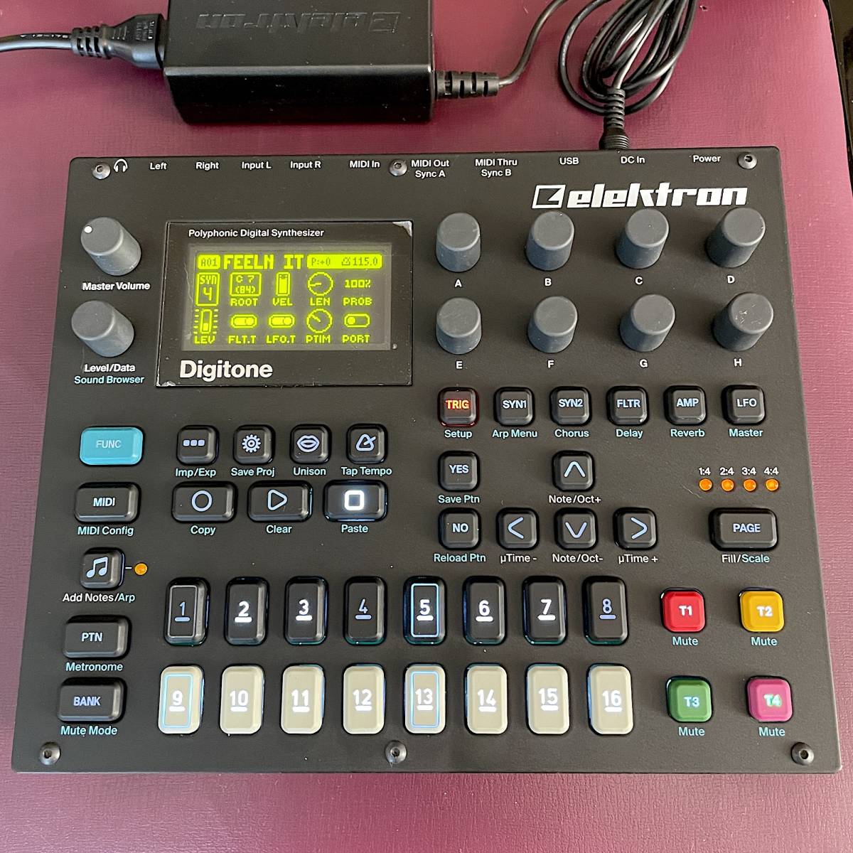 【傷や汚れあり】Elektron Digitone 最新ファームアップ済 わりと使用感あり ＜送料無料＞の落札情報詳細 - ヤフオク落札価格 ...