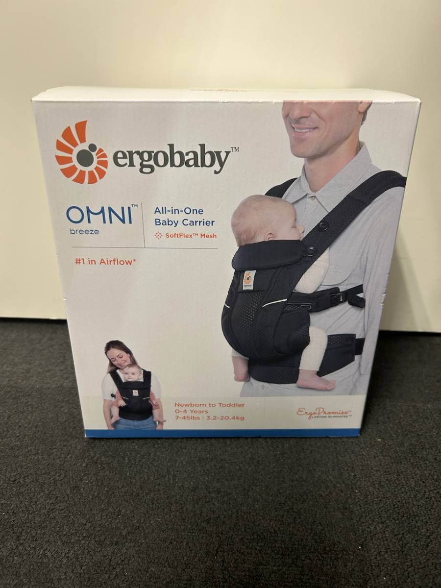 【未使用】C-7307R ベビー用品 ergobaby エルゴベビー OMNI breeze ONYX BLACK オムニブリーズ 未開封品の落札情報詳細 - Yahoo!オークション落札価格 ...