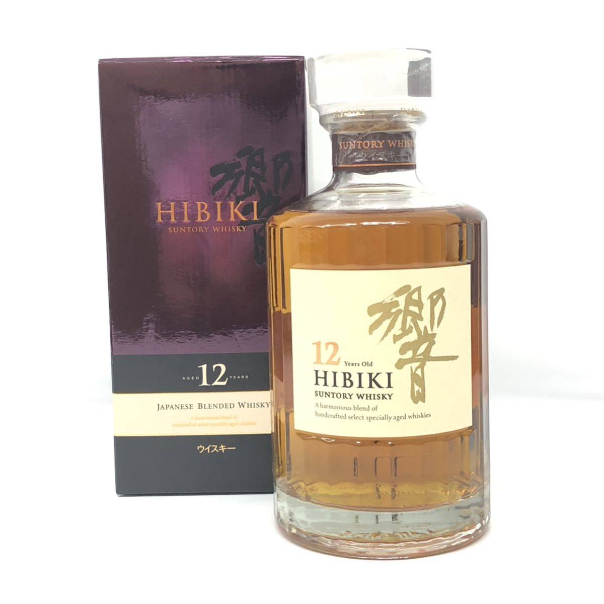 【未使用に近い】【未開栓】SUNTORY サントリー HIBIKI 響 12 Years Old 12年 ブレンデッド ウイスキー 容量500ml アルコール分43％ EB8 ②の落札情報詳細 ...