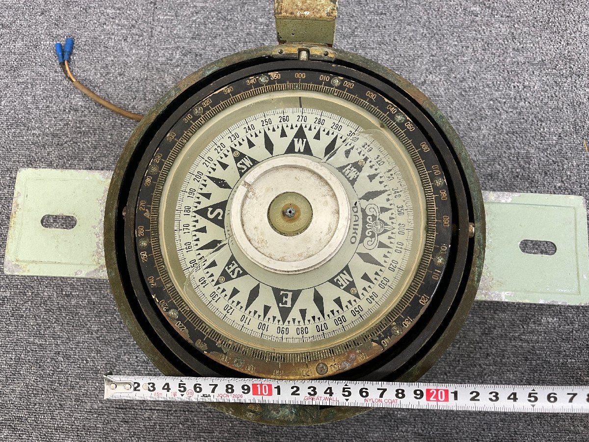 【全体的に状態が悪い】DAIKO KEIKI/大航計器製作所 TABLE TYPE MAGNETIC COMPASS コンパス T-150SL ...