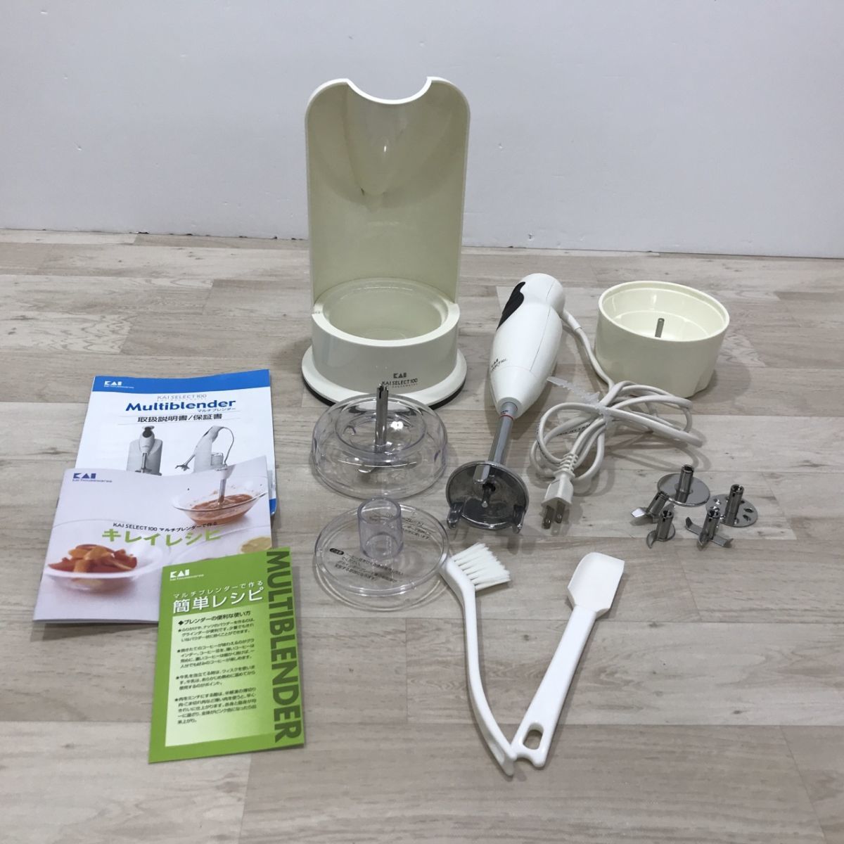 【やや傷や汚れあり】貝印 KAI SELECT 100 マルチブレンダー multiblender DK-5043[N5850]の落札情報詳細 - Yahoo!オークション落札価格検索 オークフリー