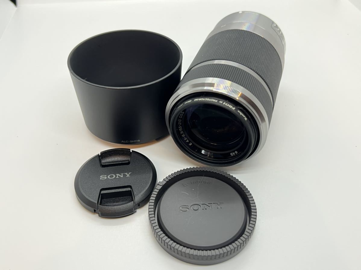 【目立った傷や汚れなし】【美品】SONY /ソニー SEL55210 E 4.5-6.3/55-210 OSS Eマウント用 ズームレンズ ...