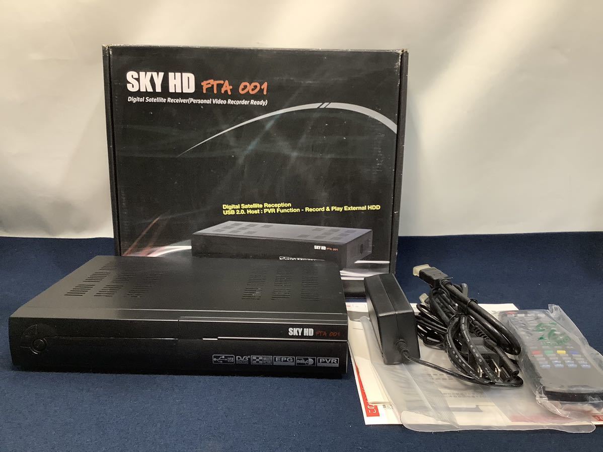 【傷や汚れあり】SKY HD FTA 001 デジタル サテライト レシーバー チューナー 衛星放送受信機 BS CS 地デジ 本体通電確認のみ ジャンク品 ② HI090101の落札情報詳細 ...