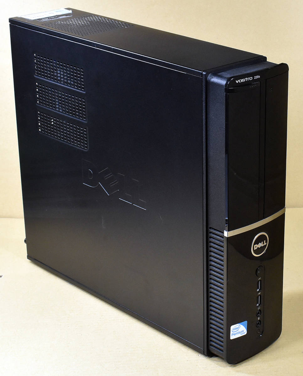 【目立った傷や汚れなし】Windows XP 搭載 DELL Vostro 220s Pentium Dual-Core E5200 HDD ...