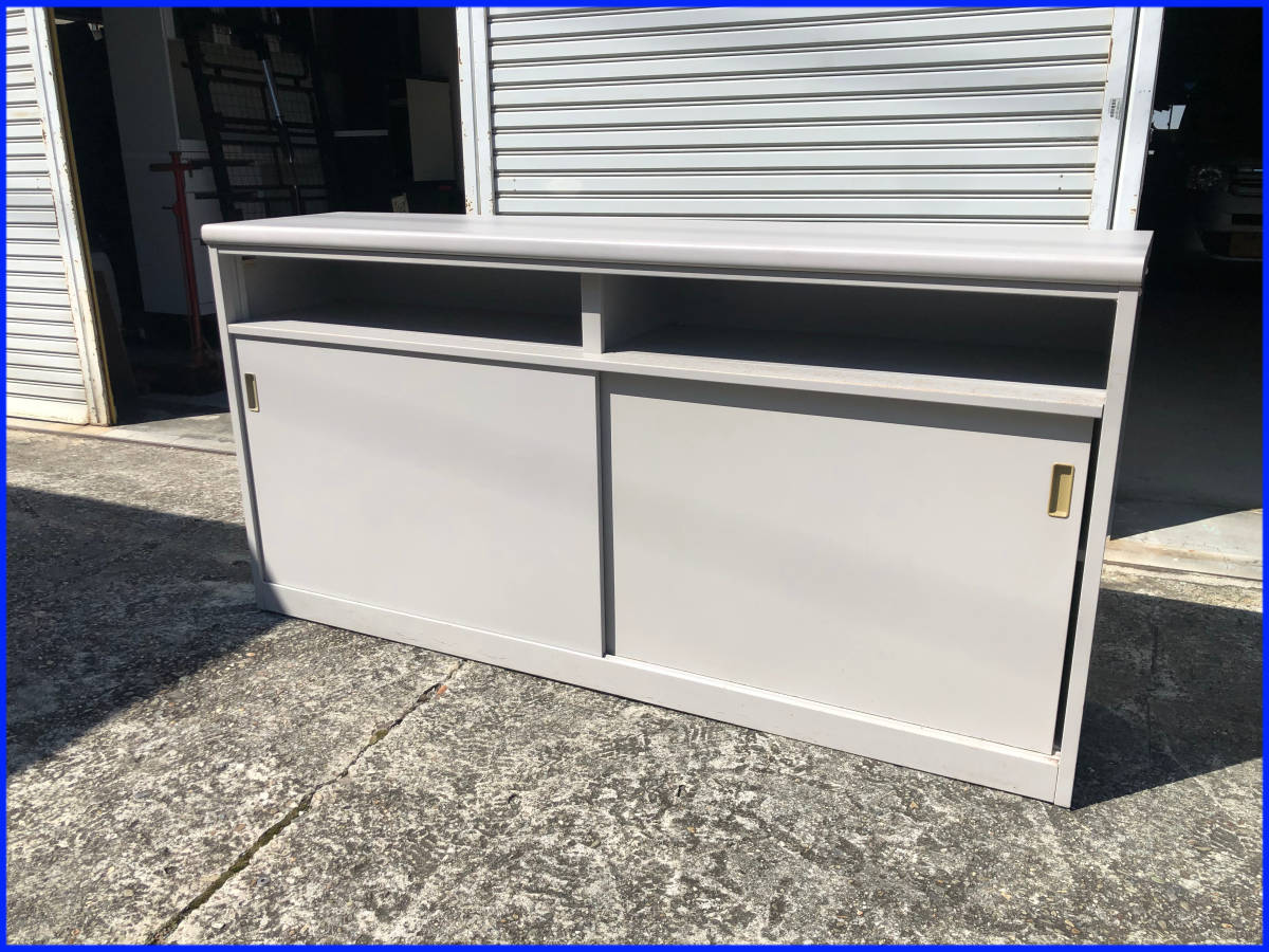 【傷や汚れあり】イトーキ カウンターキャビネット【NHY-849BN-WE】ハイカウンター 幅1800mm 高さ900mm 受付 内側収納 ...