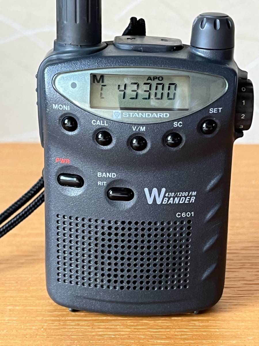 【目立った傷や汚れなし】STANDARD C601 430MHz/1200MHz レピータ動作確認済み デュアルバンド ハンディの落札情報詳細 ...