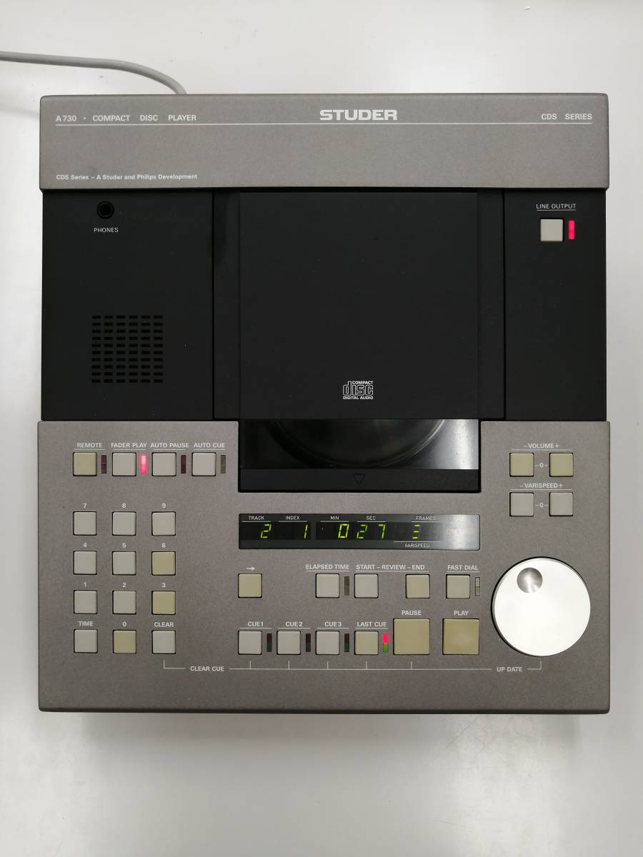 【やや傷や汚れあり】STUDER A730 CDプレーヤーの落札情報詳細 - ヤフオク落札価格検索 オークフリー