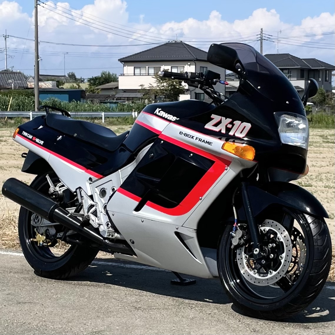 【傷や汚れあり】ZX-10 実動 書類付き ZXT00B 昭和63年 絶版 旧車 好調 カワサキ 検）ZX ZZR ZXR GPZ XJR ...