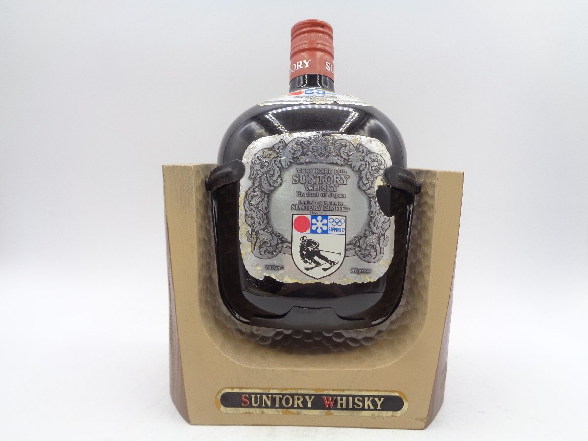 【やや傷や汚れあり】SUNTORY WHISKY OLD サントリー オールド ウイスキー '72 札幌オリンピック記念 特級 国産 760ml 43% 箱入 未開栓 X239198の落札情報 ...