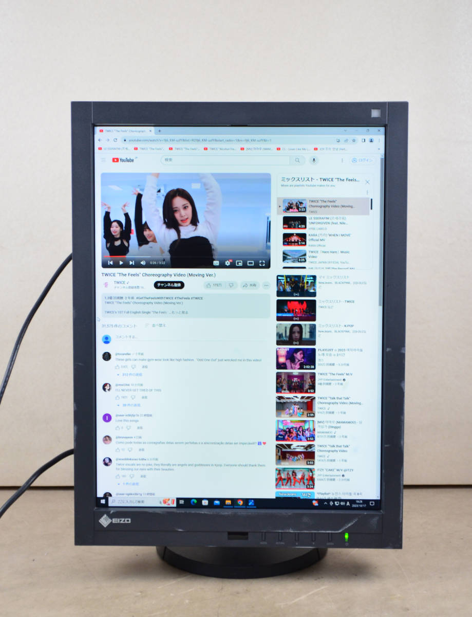 【目立った傷や汚れなし】3905 医療用液晶モニター EIZO RadiForce RX240 21.3型 解像度1200 x 1600 電子 ...