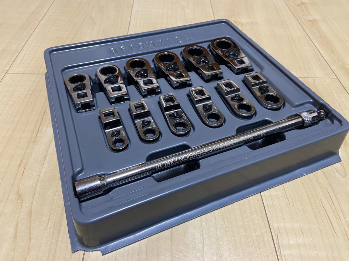 【未使用に近い】【スナップオン コンビネーションレンチセット 10-19mm 10本セット】 snap-on blue pointの落札情報 ...