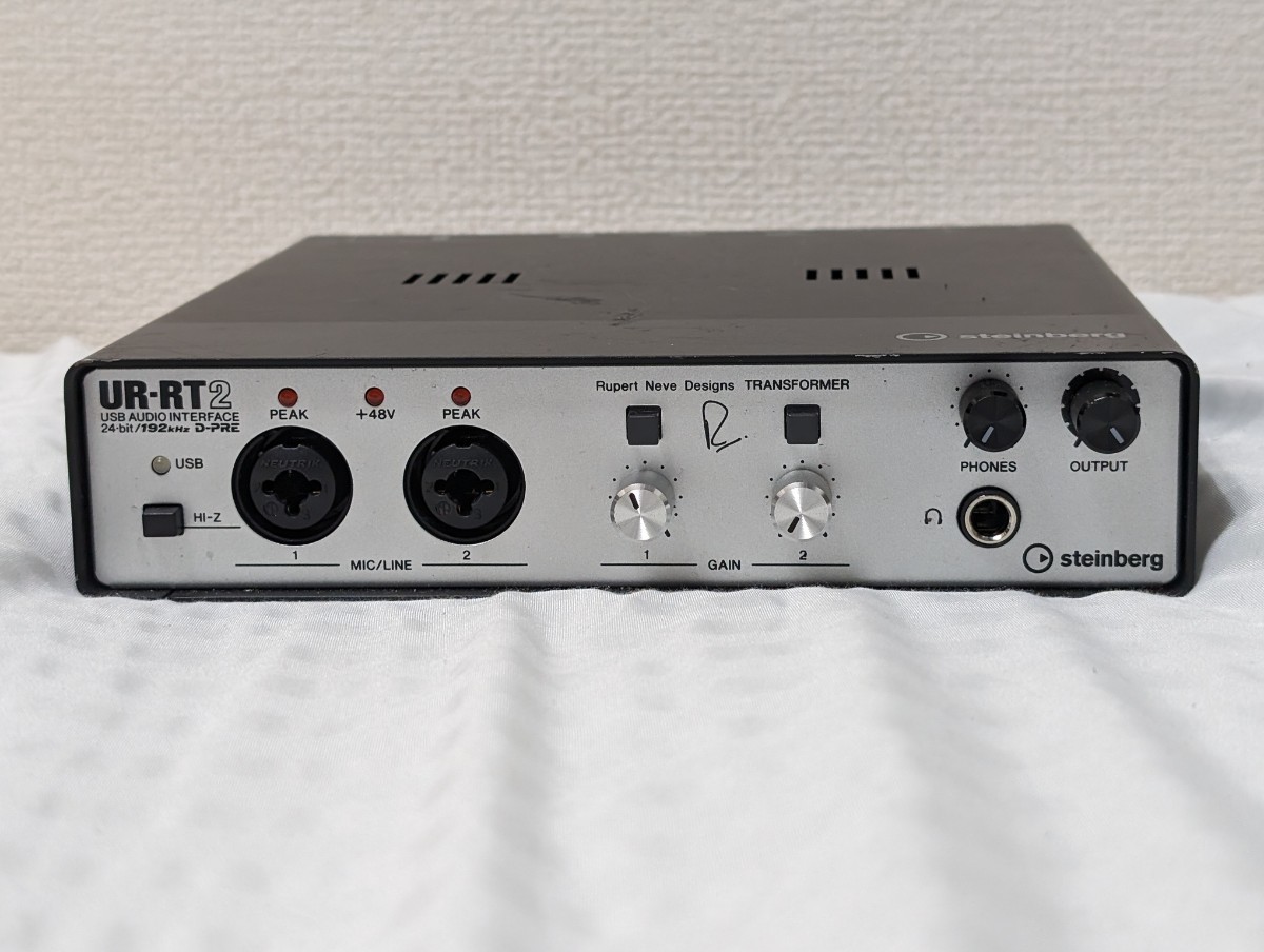 【やや傷や汚れあり】Steinberg UR-RT2 USBオーディオインターフェース 動作確認済の落札情報詳細 - ヤフオク落札価格検索 ...
