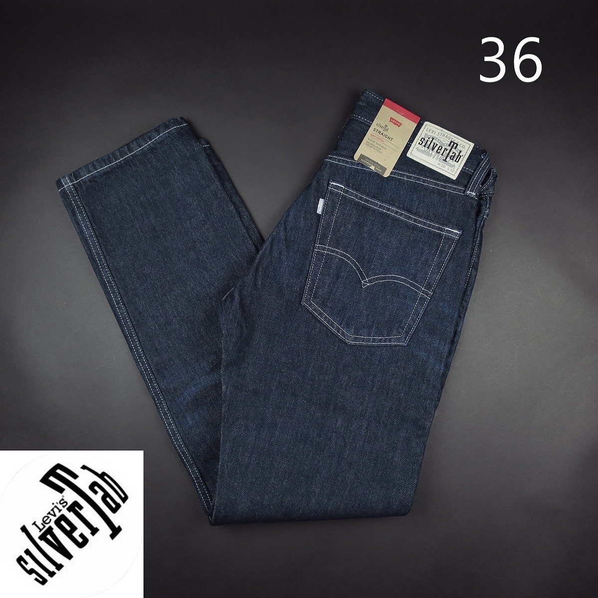 【未使用】新品★Levi’s/リーバイス/SILVERTAB シルバータブ/ストレートフィットA366/001ダ/【36】の落札情報詳細 - ヤフオク落札価格検索 オークフリー