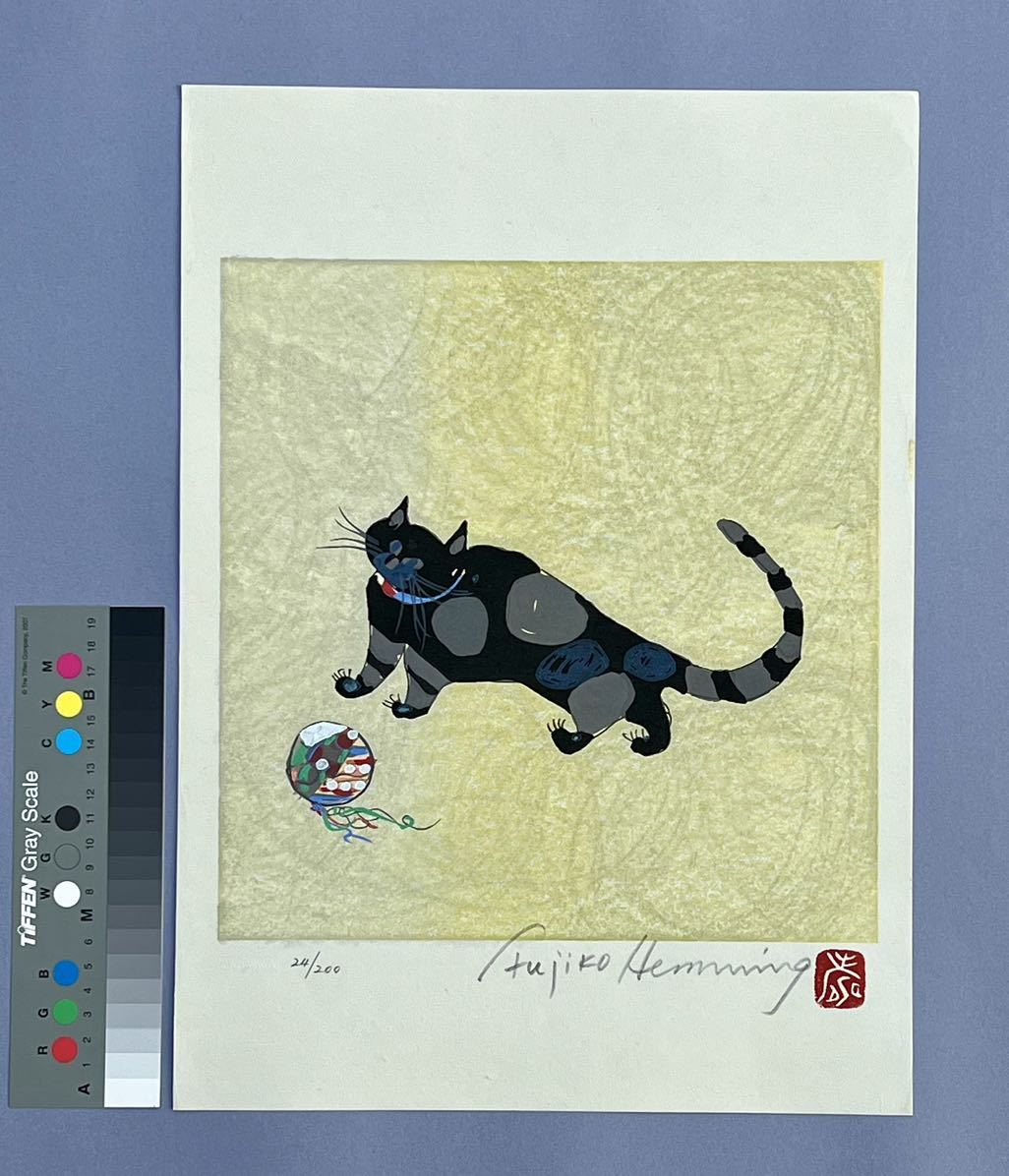 【未使用】魂のピアニスト Fujko Hemming 版画フジ子・ヘミング 絵画 音楽 限定 Fuzjko Hemmigフジコヘミング 安心 ...