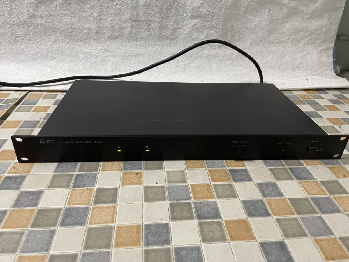 【やや傷や汚れあり】TOA PD-150 パワーディストリビューターの落札情報詳細 - ヤフオク落札価格検索 オークフリー