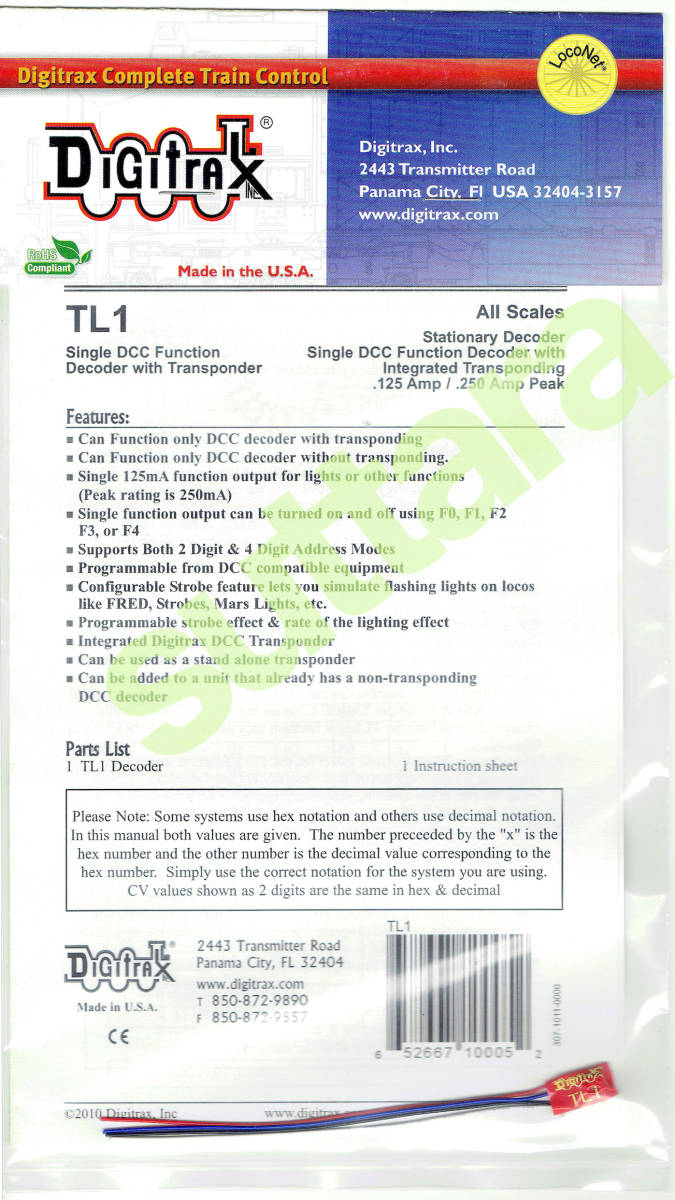 【新品】【新品・未開封】Digitrax SE8C Signal Decoder 信号機の落札情報詳細 - ヤフオク落札価格検索 オークフリー