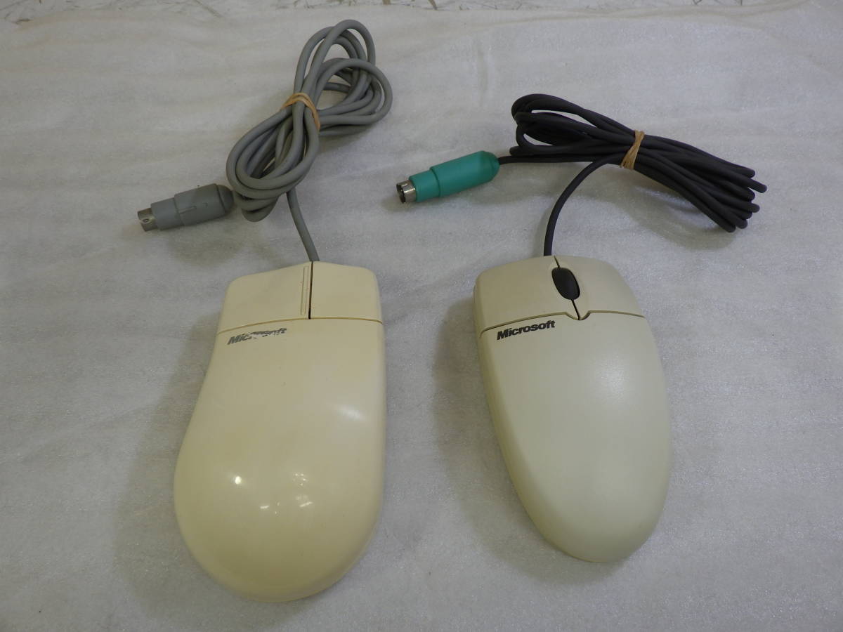 【やや傷や汚れあり】Microsoft PS2 シリアルマウス Serial-Mouse Port Compatible Mouse 2.0 ...