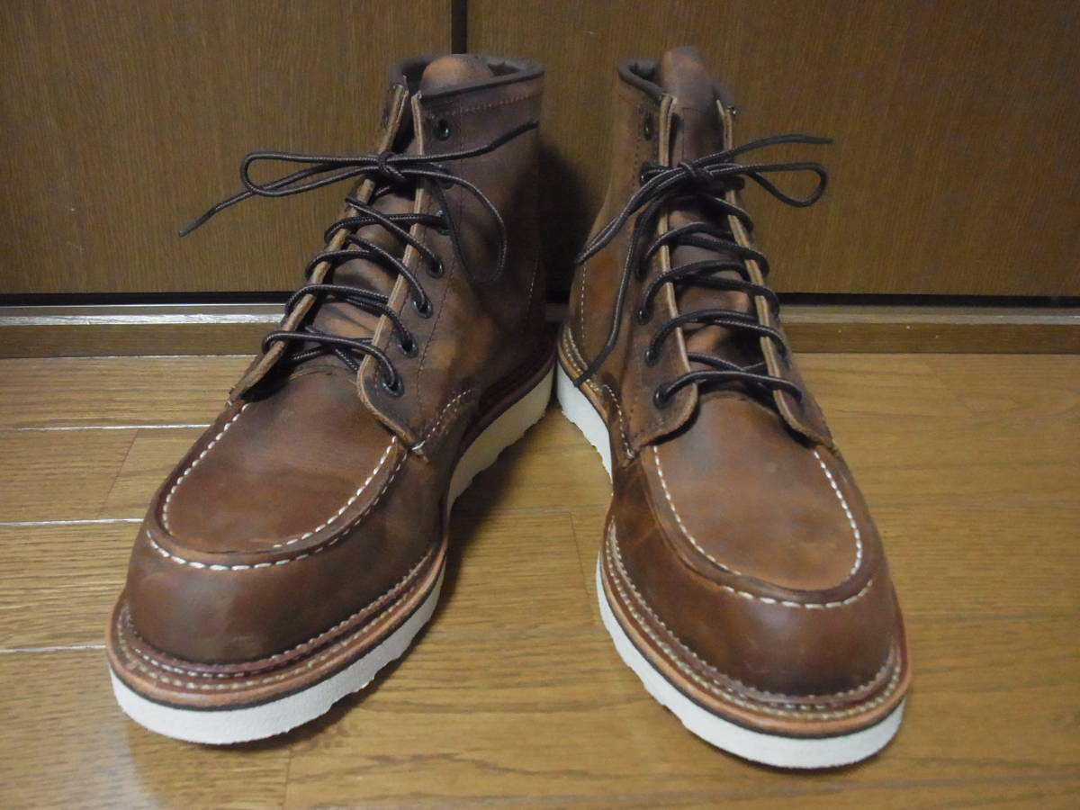 【未使用に近い】311-86/極美品/2022年/RED WING/レッドウィング/1907/アイリッシュセッター/クラシックモック/8.5D/26.5cm/純正インソール付きの落札情報詳細 ...