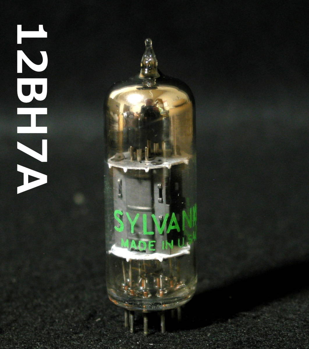 【目立った傷や汚れなし】【箱なし】SYLVANIA 12BH7A／増幅用中μ双3極管 真空管／単品① 元気度チェック＆試聴テスト実施 送料140円～の落札情報詳細 - ヤフオク落札価格検索 ...