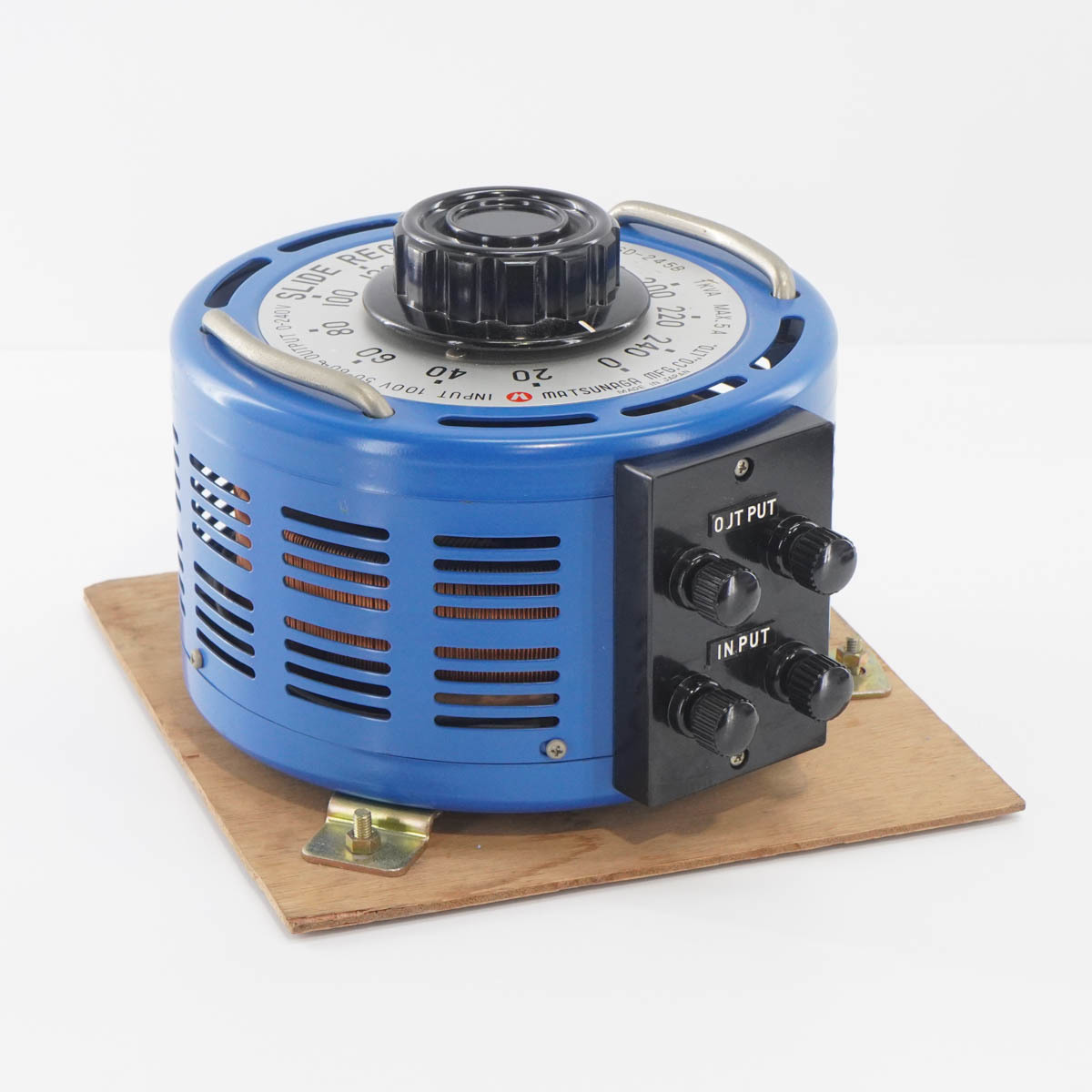 【やや傷や汚れあり】[DW] 8日保証 SD-245B Matsunaga SLIDE REGULATOR 松永製作所 スライドレギュレーター ...