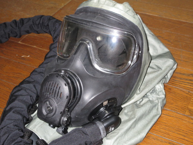 【未使用に近い】☆必見 AVON FM53（米軍名称M53）レスピレーター Darger C420ブロワー仕様 完全可動品 フルセット FBI ...