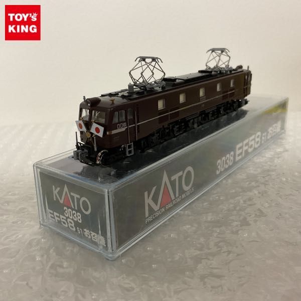 【やや傷や汚れあり】1円〜 動作確認済 KATO Nゲージ 3038 EF58 61 お召機の落札情報詳細 - ヤフオク落札価格検索 オークフリー