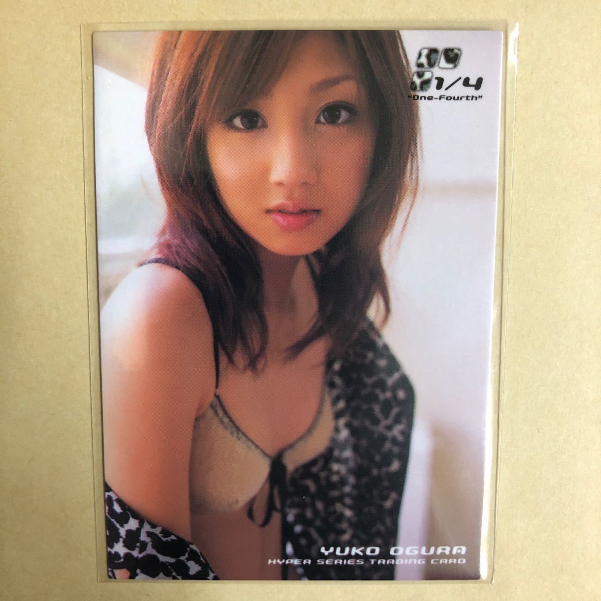 【目立った傷や汚れなし】小倉優子 2008 Hyper トレカ アイドル グラビア カード 下着 014 タレント トレーディングカードの落札