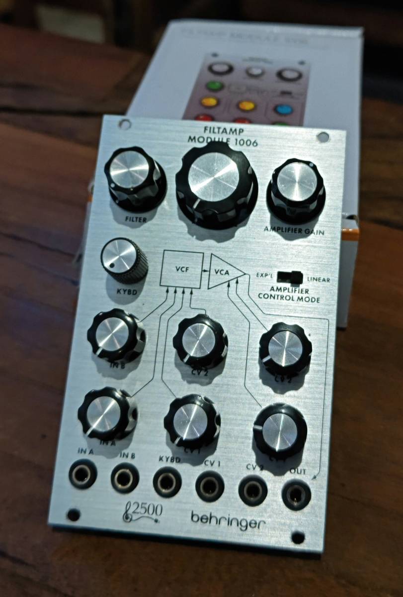 【目立った傷や汚れなし】Behringer FILTAMP MODULE 1006 knob付け替え Arp Doepfer ユーロラック ...